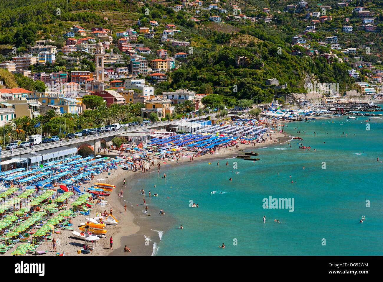 Beach moneglia liguria italy Stockfotos und -bilder Kaufen - Alamy