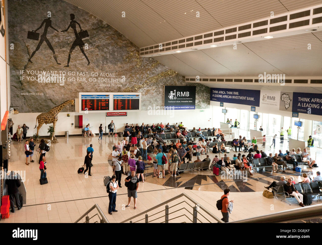 Abflughalle, O.R.Tambo International Airport (Flughafen Johannesburg ...