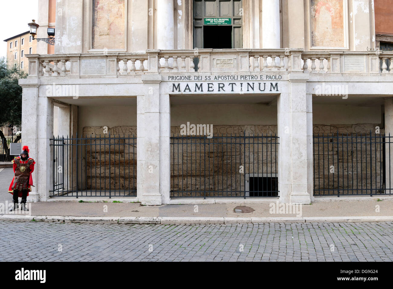 Rom ´Mamertinum´ ehemaligen Gefängnis der Apostel Petrus und Paulus ...