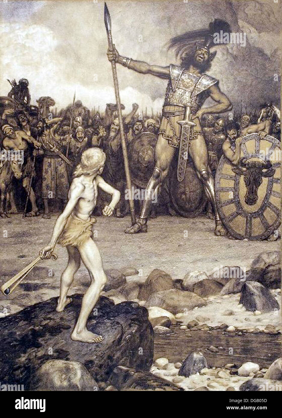 La historia de david y goliat -Fotos und -Bildmaterial in hoher ...