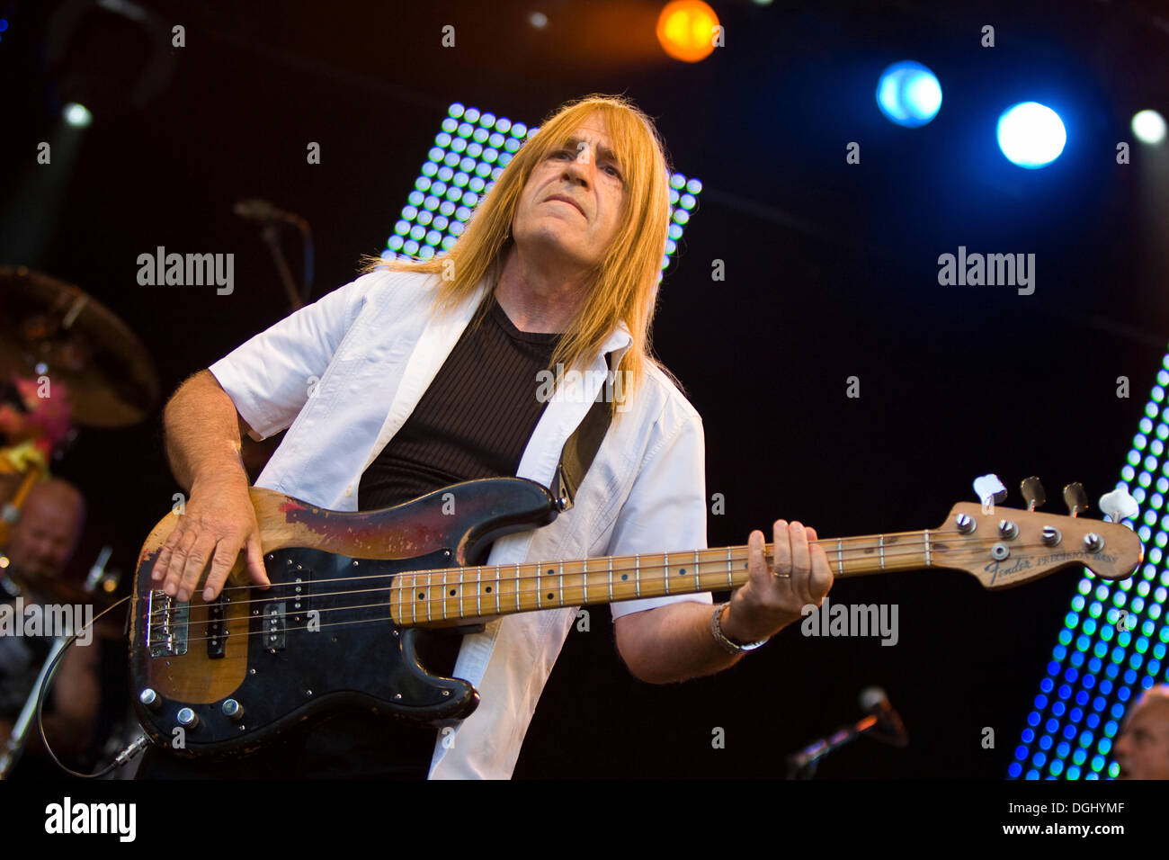 Trevor Bolder, Bassist der britischen Rockband Uriah Heep live beim A ...
