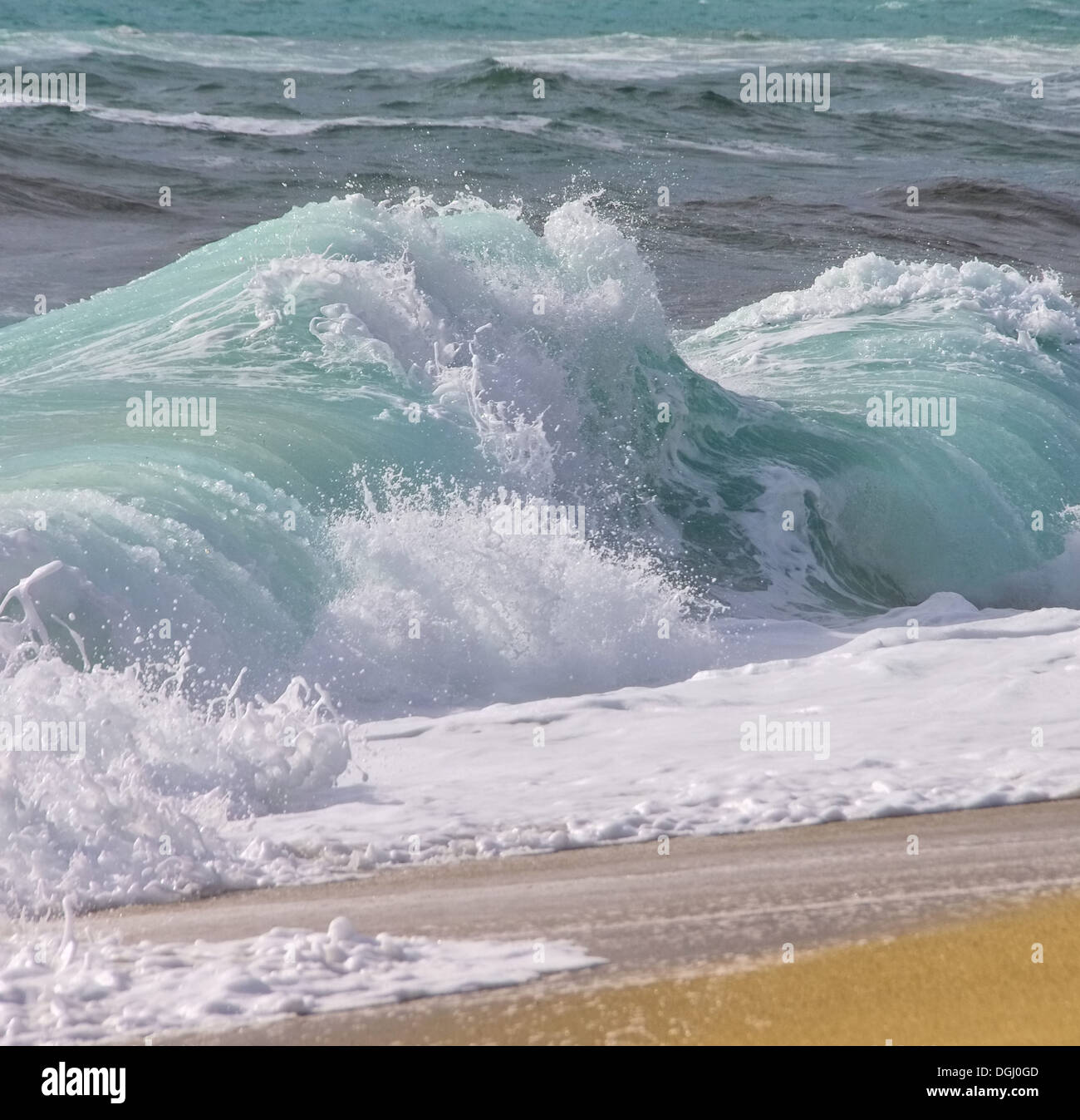 Strand Mit Wellen - Strand mit Wellen 11 Stockfotografie - Alamy