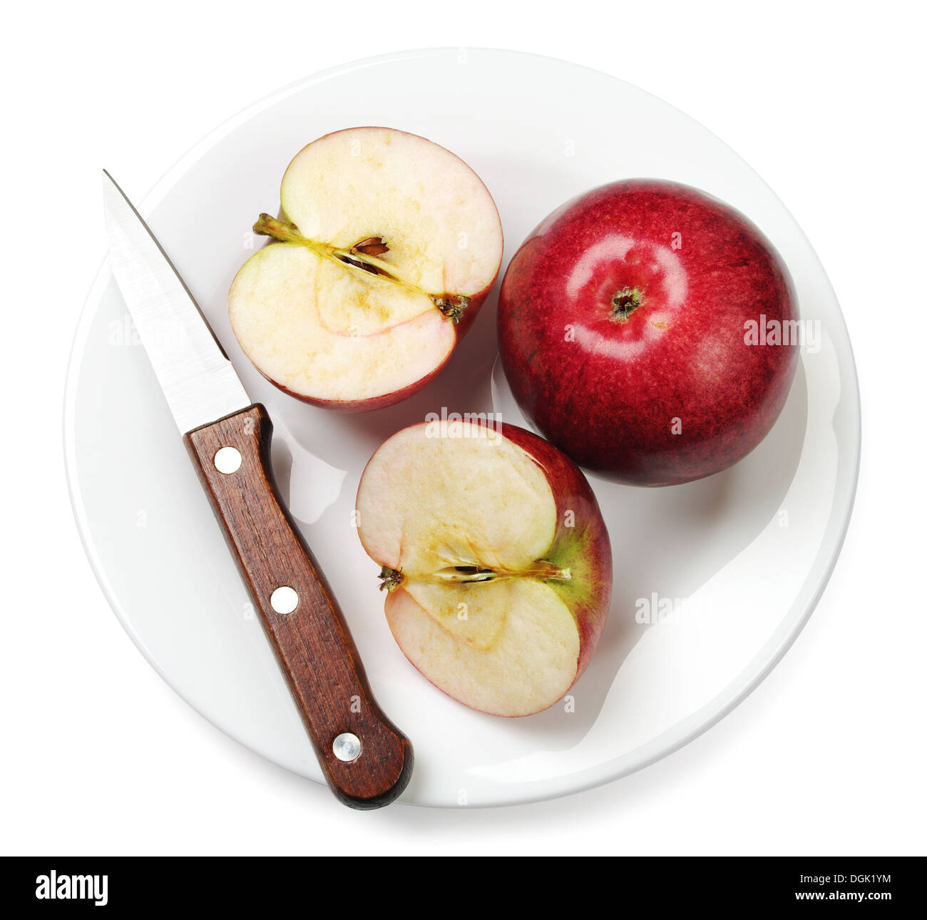 Apple halved -Fotos und -Bildmaterial in hoher Auflösung – Alamy