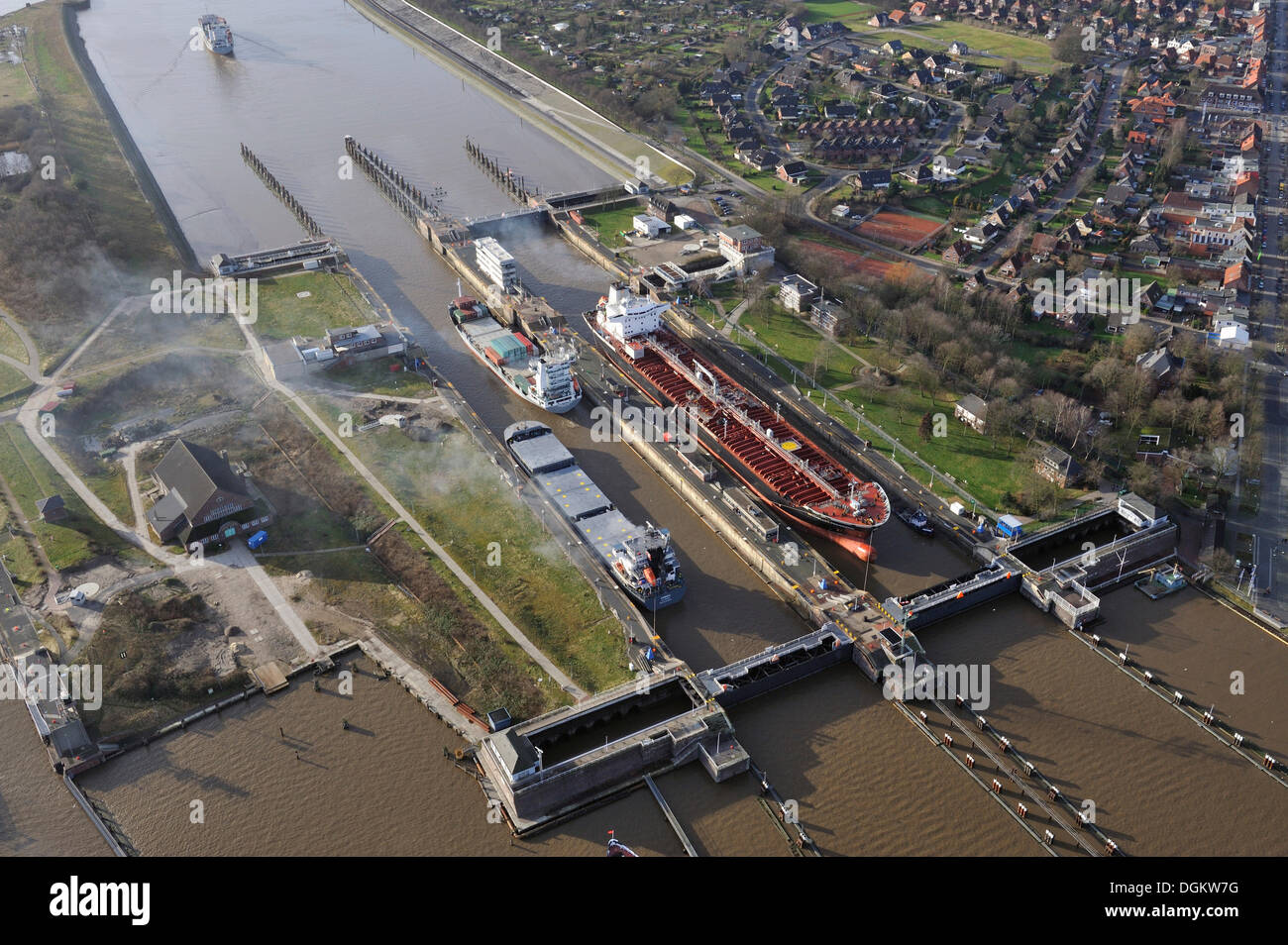 Nord ostsee kanal aerial Stockfotos und -bilder Kaufen - Alamy