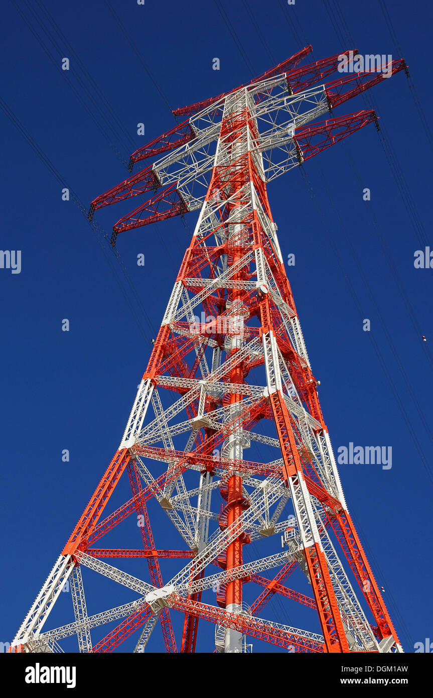 Höchster Strommast in Europa, Hetlingen, Schleswig-Holstein ...