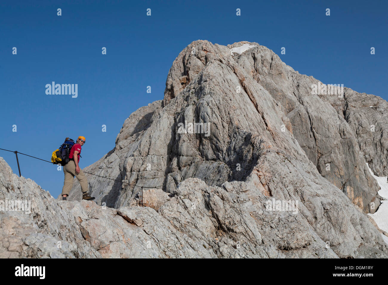 Aufstieg entlang der normalen Route Berg Triglav, Nationalpark Triglav ...