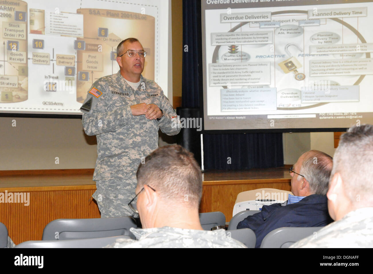 Major General Clark W. LeMasters Jr., der Kommandant der 13 ...