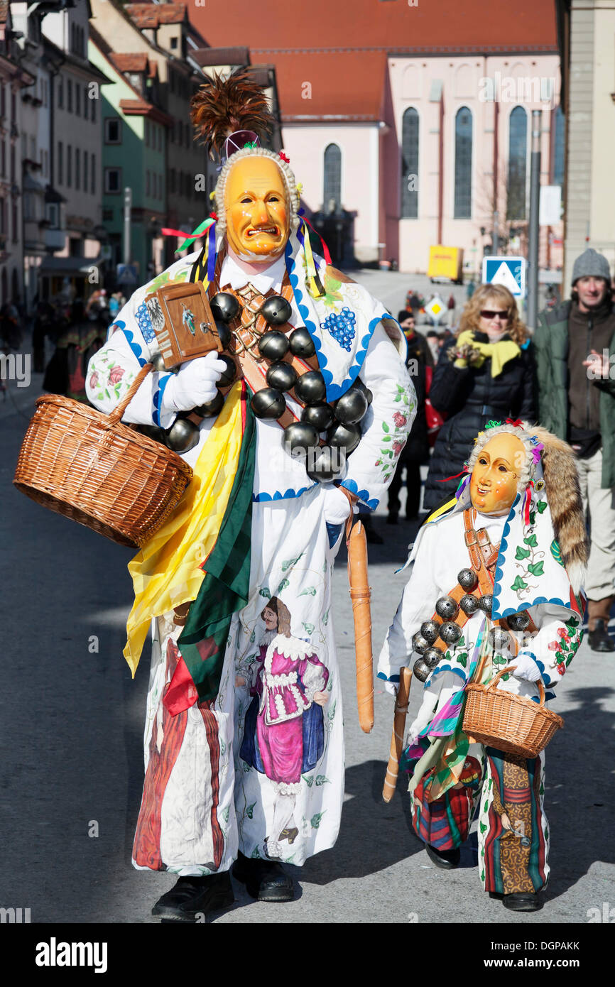 Schwäbisch-alemannischen Karneval Langzeichen mit Abbildung der "Biss ...