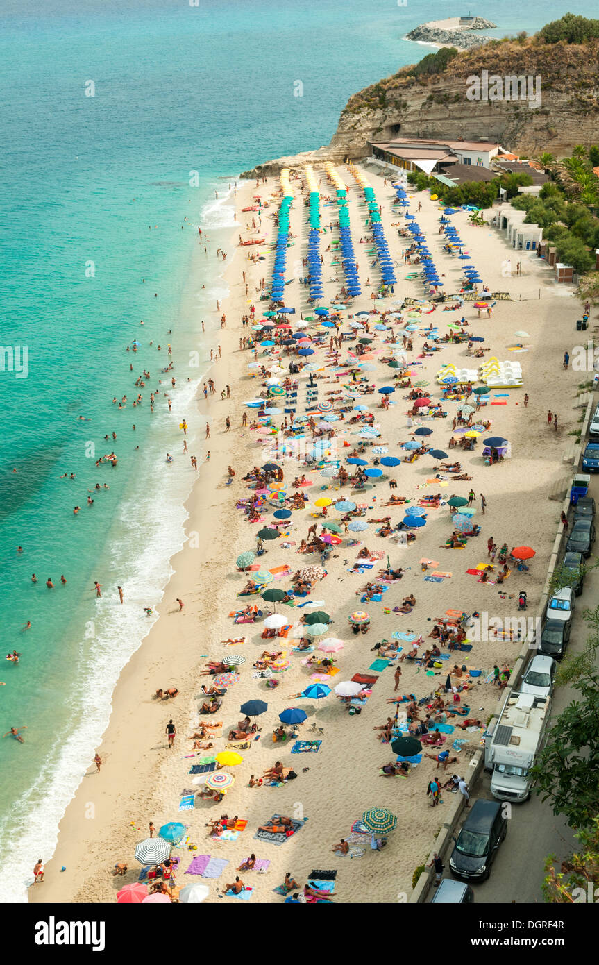 Strand von Tropea, Kalabrien, Italien Stockfotografie - Alamy