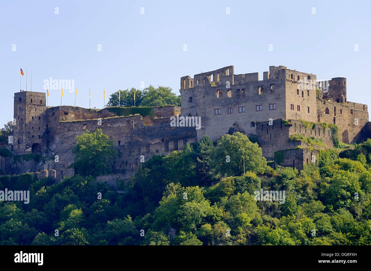 St Goar Rheinfels Schloss Stockfotos und -bilder Kaufen - Alamy