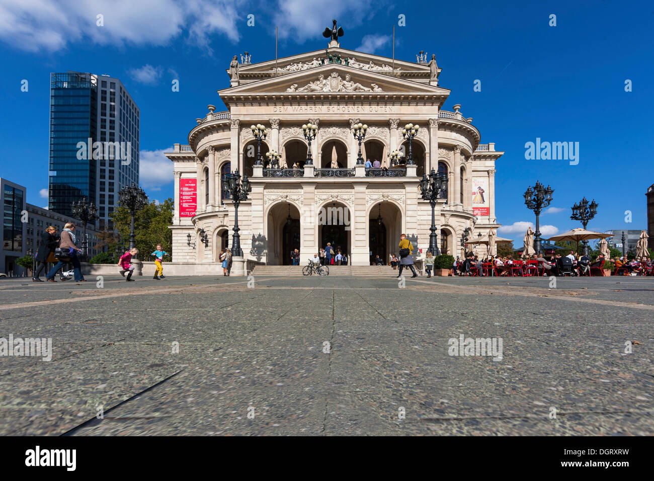 Opernplatz qm und Alte Oper, alte Oper, Rhein-Main, Frankfurt am Main ...