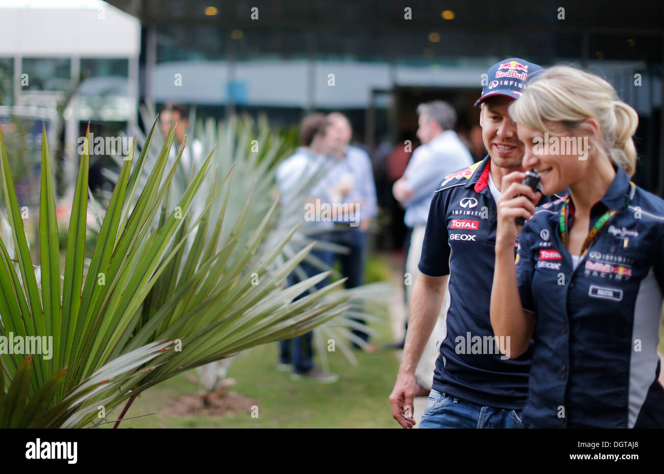 Red Bull Racing Pressesprecher Sebastian Vettel Fotos Und