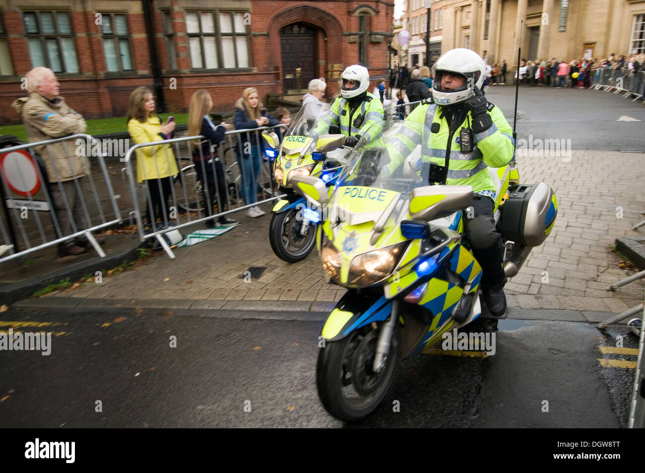 Police motor cycles -Fotos und -Bildmaterial in hoher Auflösung – Alamy
