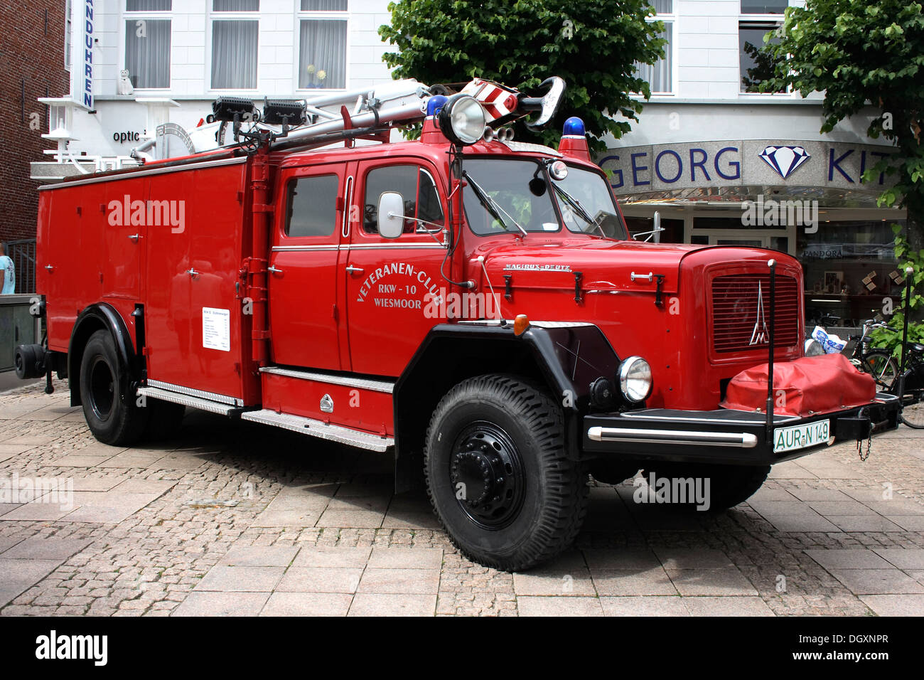 Magirus Deutz Feuerwehrfahrzeug, Oldtimer, Feuerwehr-Ausstellung auf ...