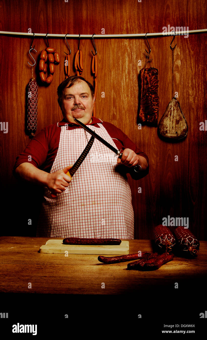 Figure Butcher Stockfotos und -bilder Kaufen - Alamy