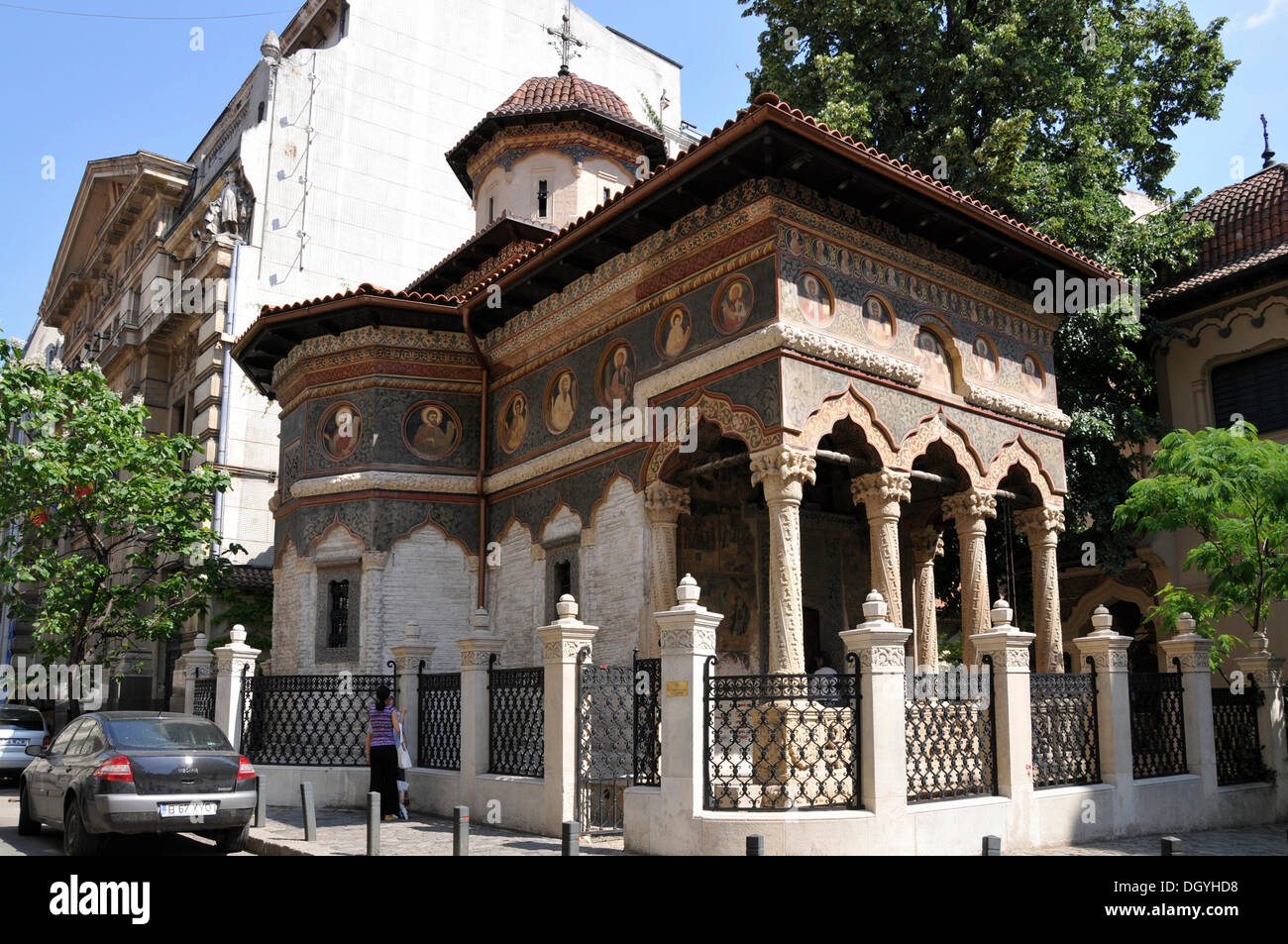 Stavropoleos-kirche, strada Stavropoleos, Bukarest, Rumänien, Europa ...