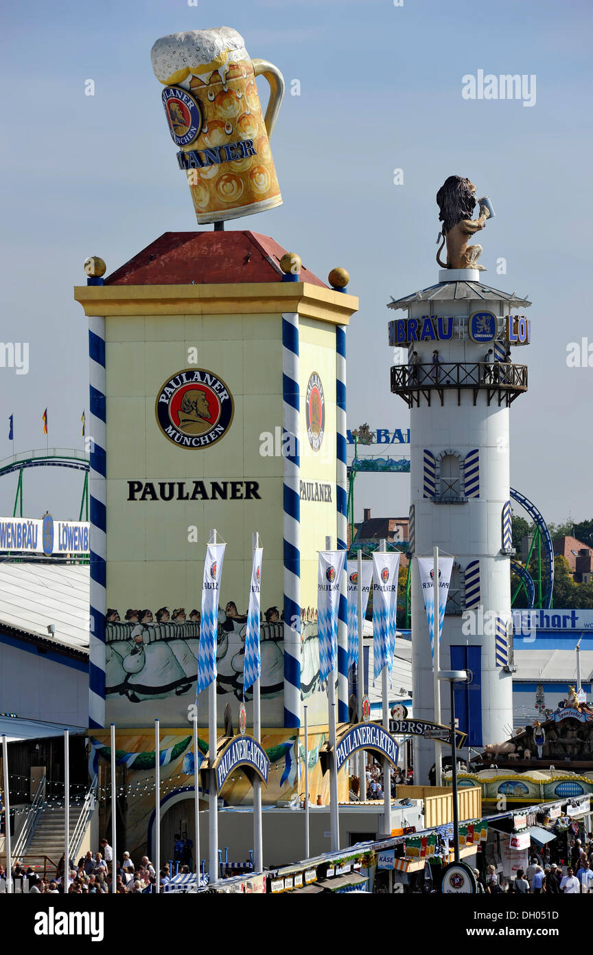 Paulaner bierzelt -Fotos und -Bildmaterial in hoher Auflösung – Alamy