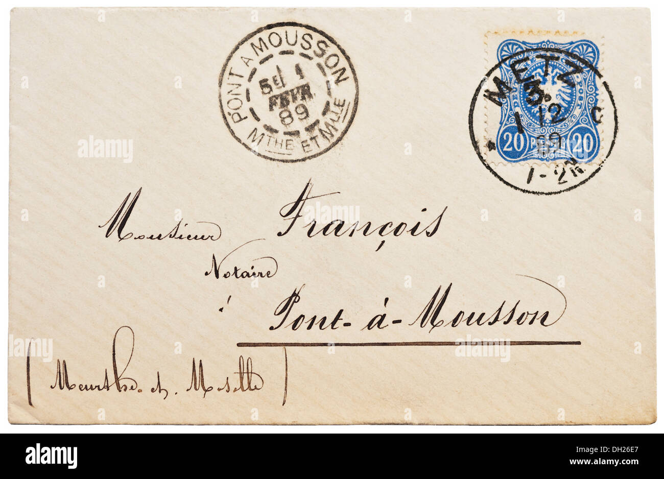 Postage stamp 20 pfennig -Fotos und -Bildmaterial in hoher Auflösung ...