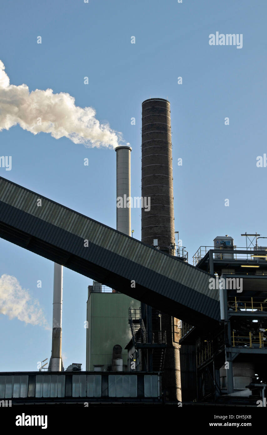 Chemiewerk Evonik Degussa Chemiefabrik, Köln-Rondorf, North Rhine ...