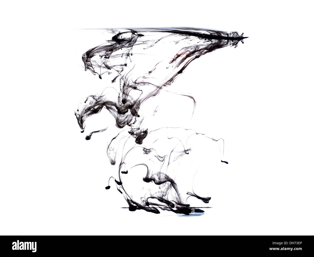 Chinesische Tuschemalerei, Splash Tinte Stockfotografie - Alamy