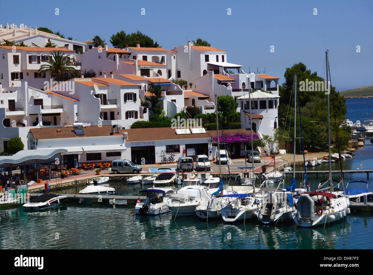 Port d'addaia, Menorca, Spanien Stockfotografie - Alamy