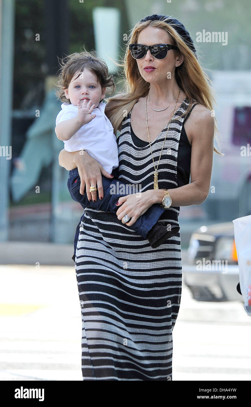 Rachel Zoe und ihres Sohnes Skyler Berman gelten Paparazzi mit Bel ...