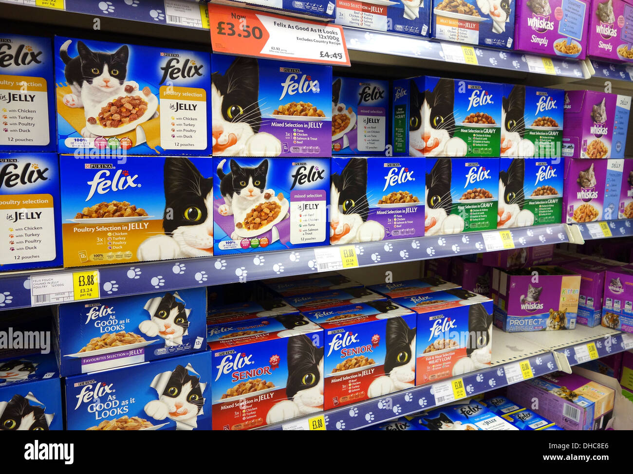Cat food in supermarket -Fotos und -Bildmaterial in hoher Auflösung – Alamy