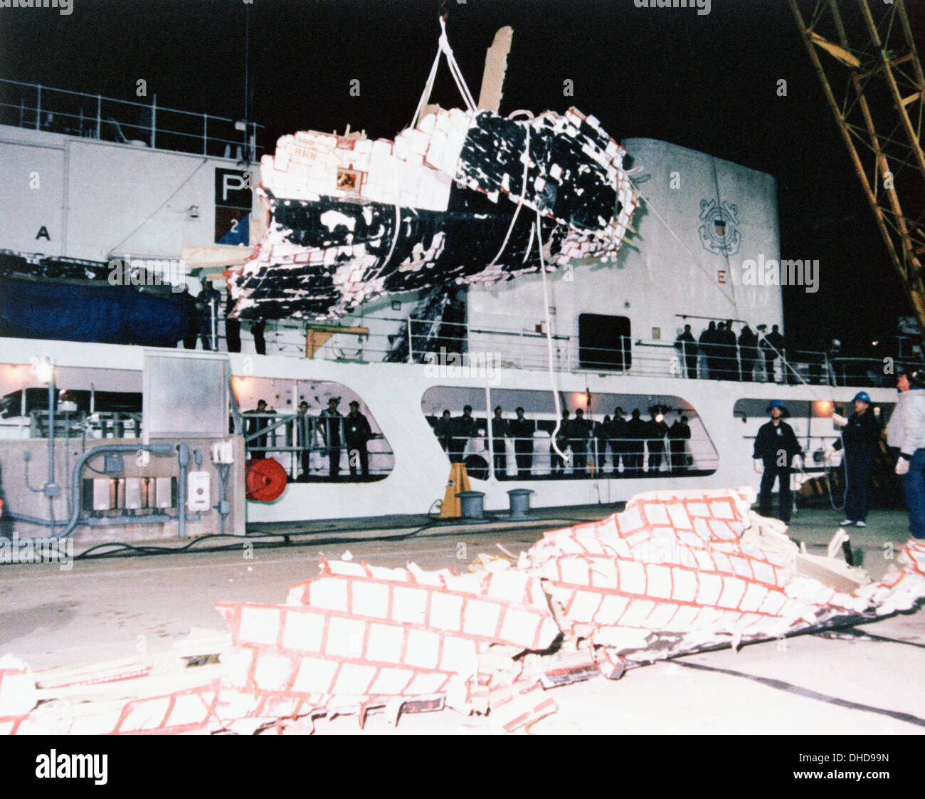 Wrack aus dem Space Shuttle Challenger Mission STS - 51L, vom ...