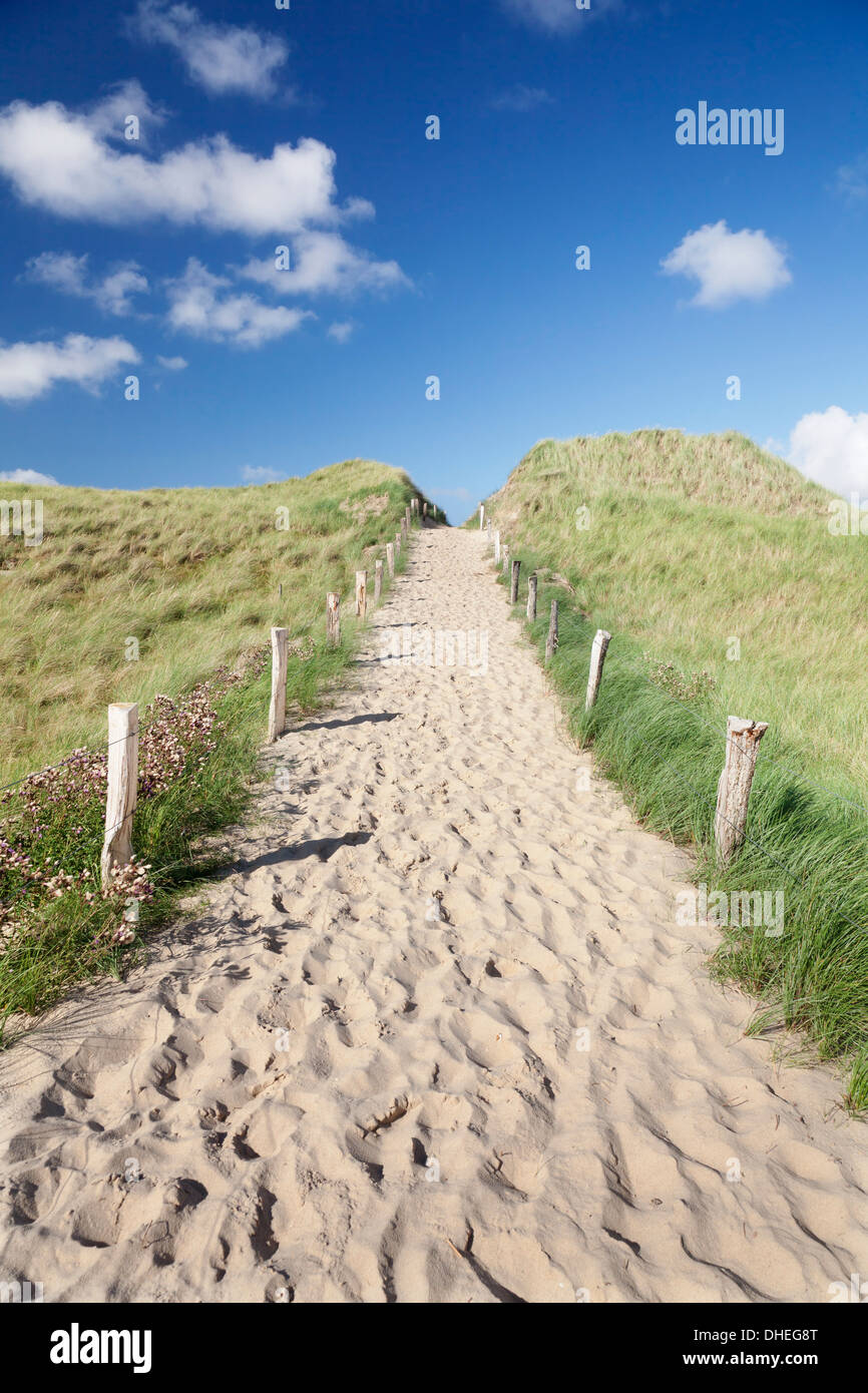 Weg durch die Dünen, Sylt, Nordfriesische Inseln, Nordfriesland ...