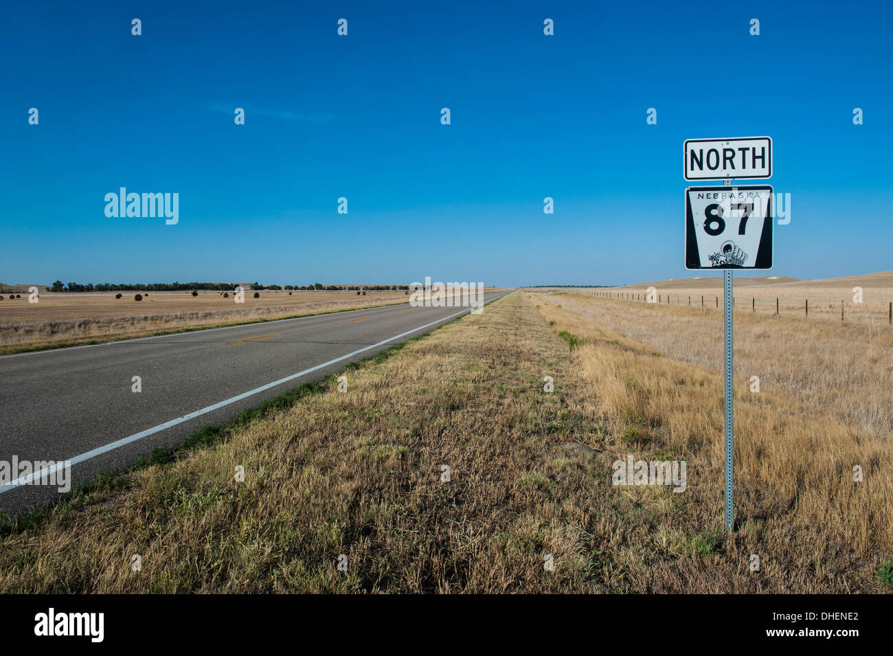 Nebraska road sign -Fotos und -Bildmaterial in hoher Auflösung – Alamy