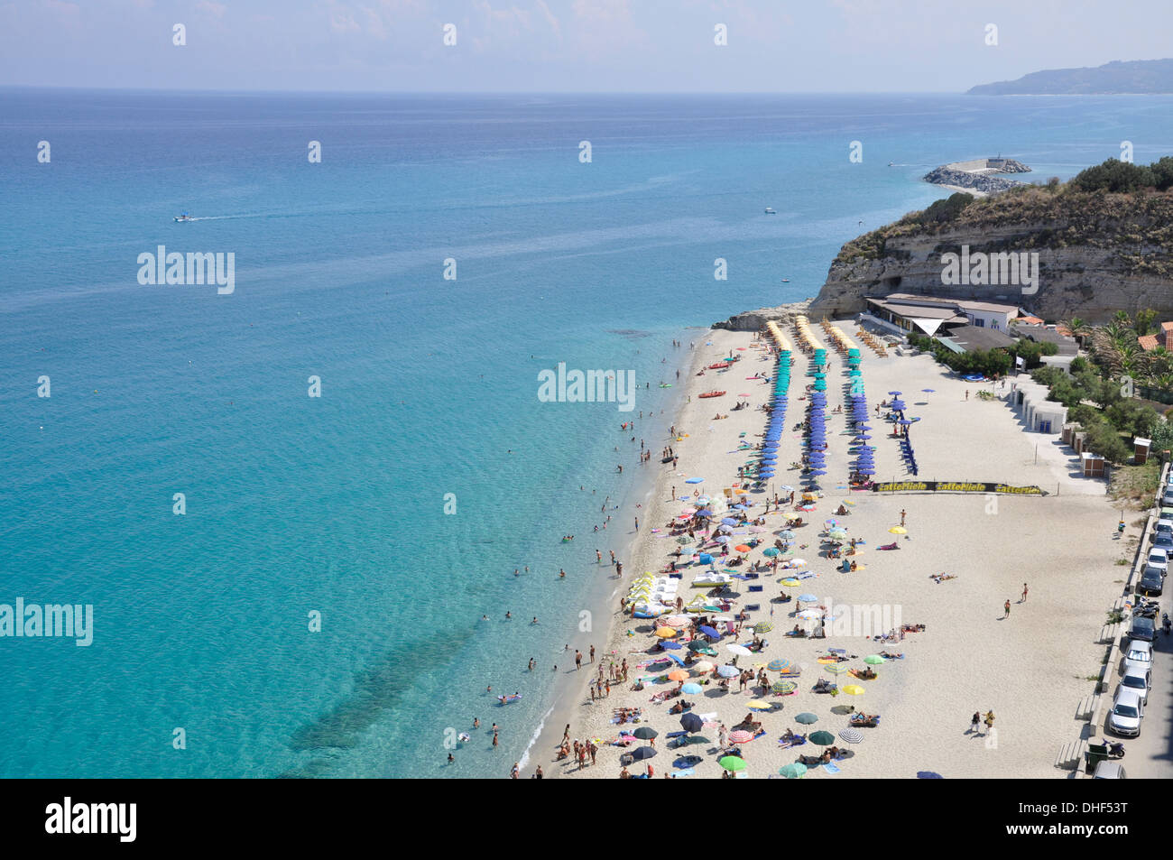 Strand von Tropea in Kalabrien, Italien Stockfotografie - Alamy
