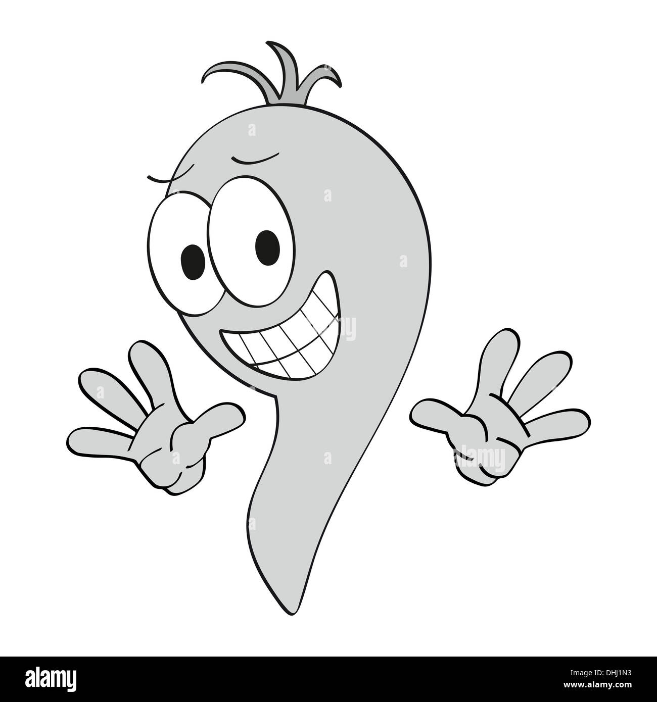 Graue Cartoon Wurm Design Vektor-Illustration mit verschiedenen ...
