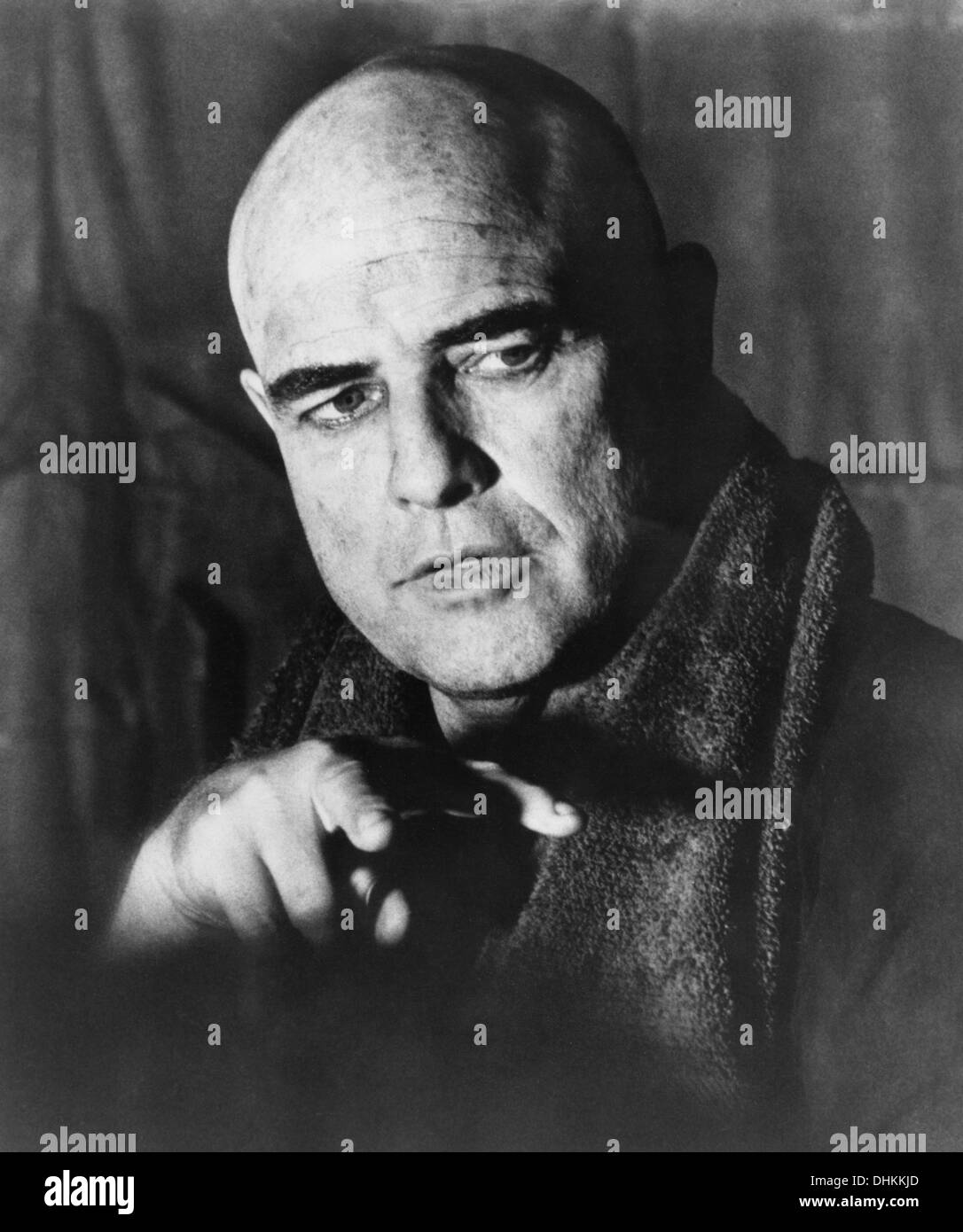 Marlon Brando am Set des Films Apocalypse Now, 1979 Stockfotografie - Alamy