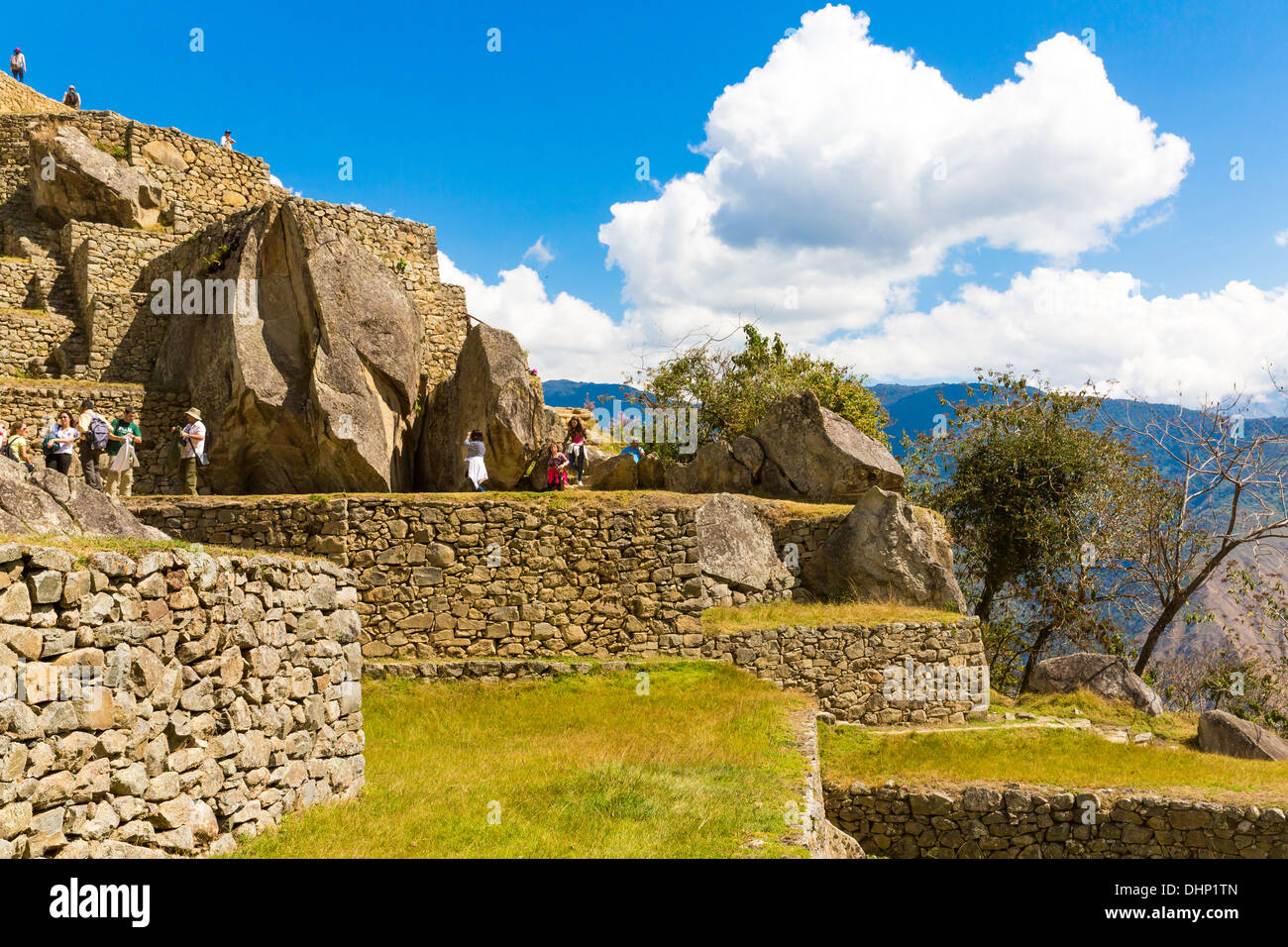 Geheimnisvolle Stadt - Machu Picchu, Peru, Südamerika. Die Inka-Ruinen ...