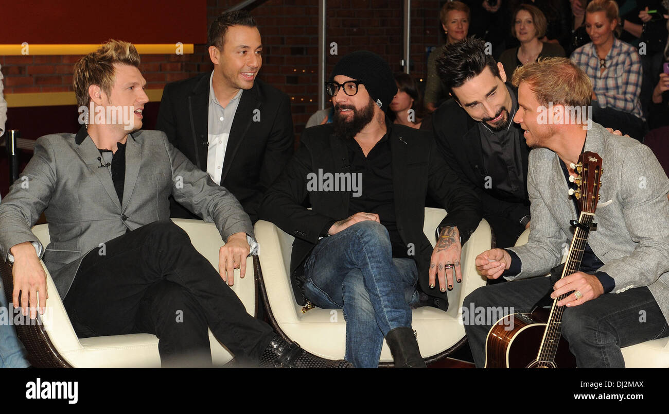 Hamburg, Deutschland. 19. November 2013. Nick Carter (L-R), Howie ...