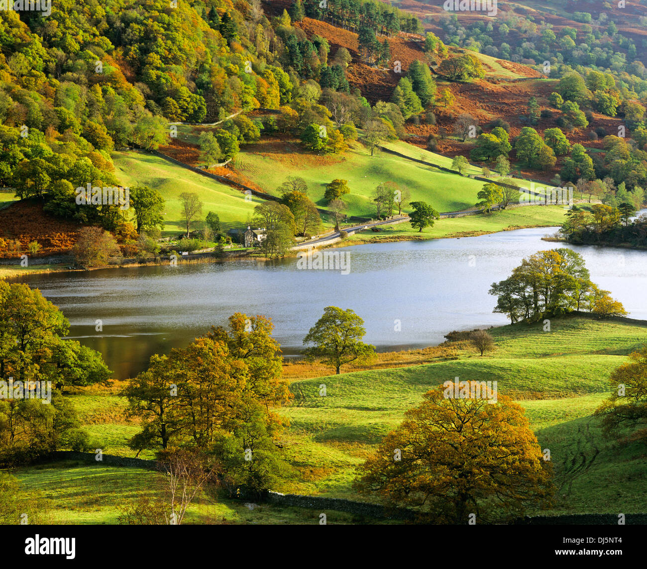 Rydal Wasser, Nationalpark Lake District, Cumbria, England, UK ...