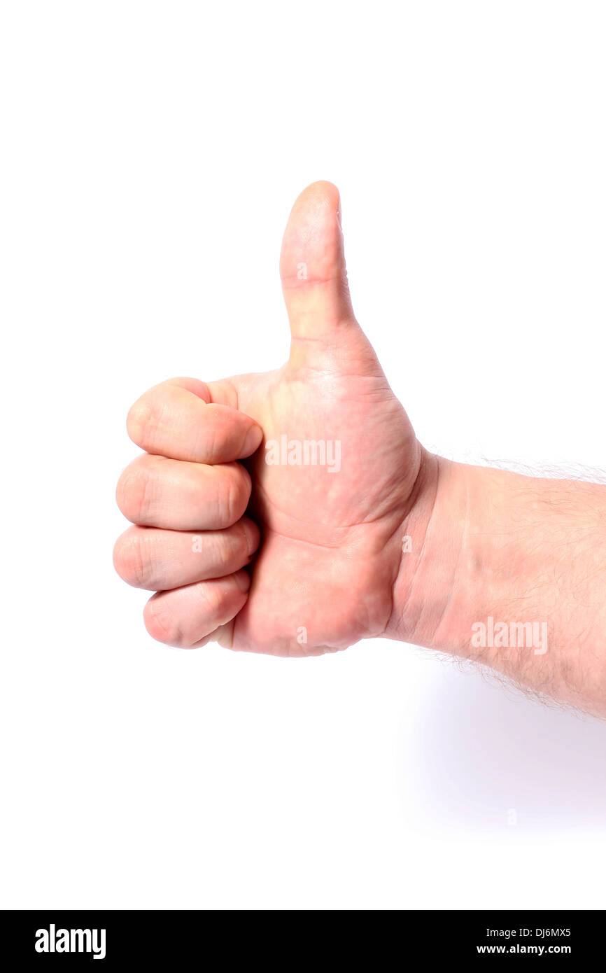 Menschliche hand mit daumen zeigend -Fotos und -Bildmaterial in hoher ...