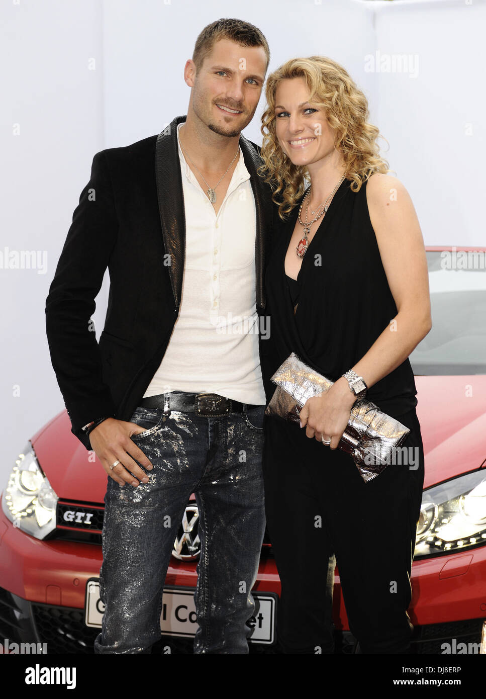 Martin Tomczyk und Christina Surer bei "Movie meets Media" am P1 Bar ...