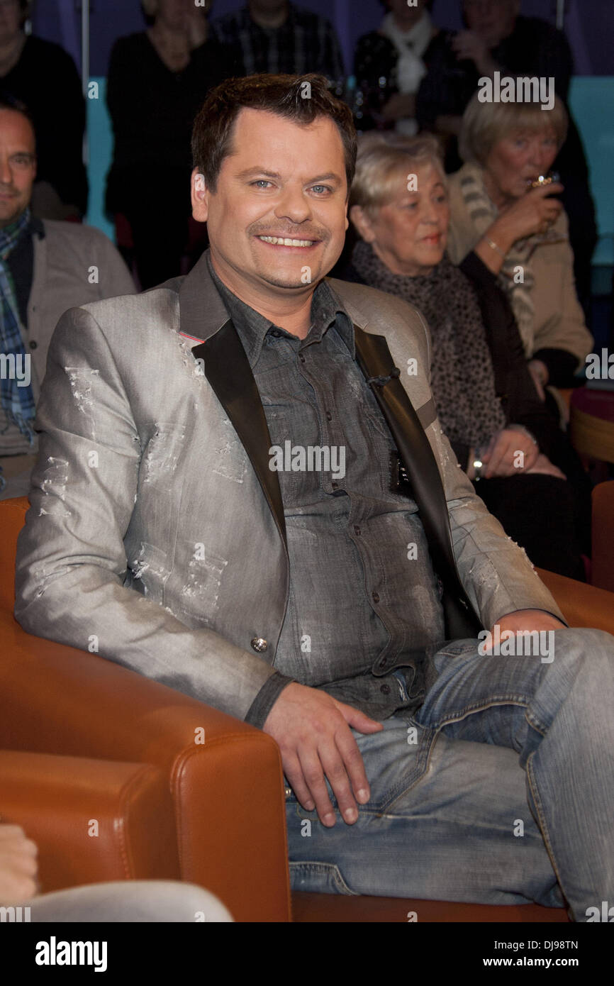 Ingo Appelt auf ARD-ZDF-Talkshow "Markus Lanz" im Stahlwiete. Hamburg ...