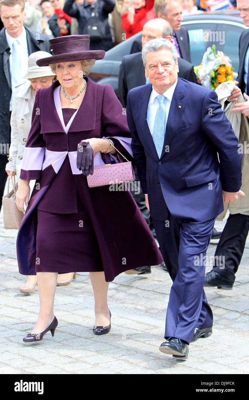 Königin Beatrix der Niederlande und Bundespräsident Gauck Deutschlands ...