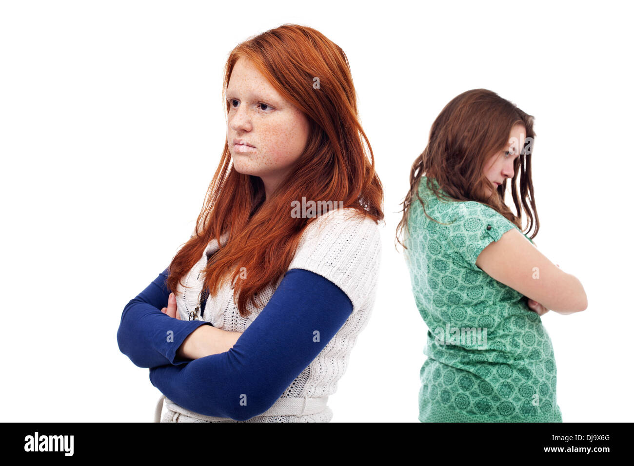 Two angry girls -Fotos und -Bildmaterial in hoher Auflösung – Alamy