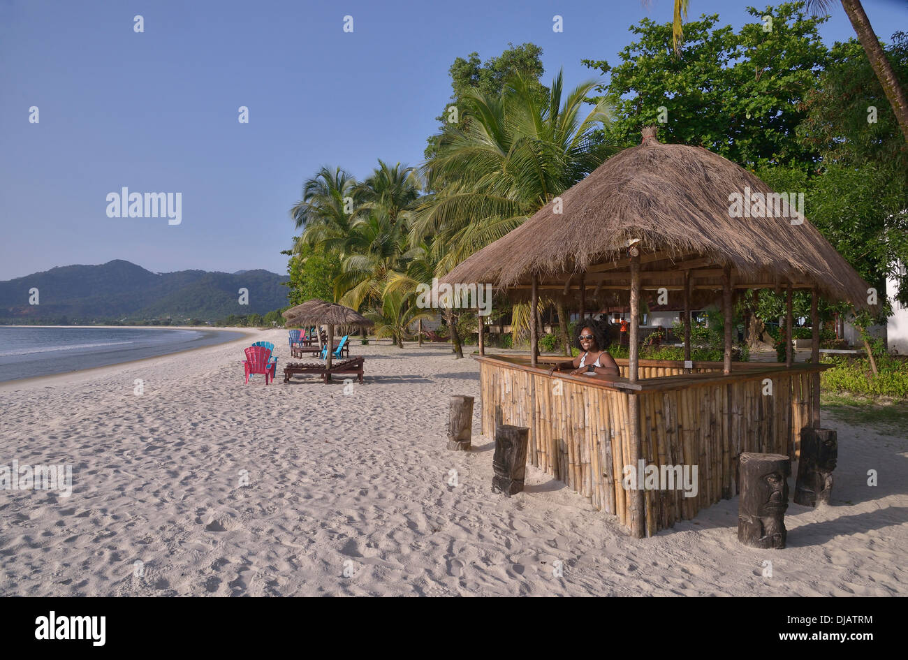Strandbar, Banana Beach Resort, Banana Beach, Banana, Western Area ...