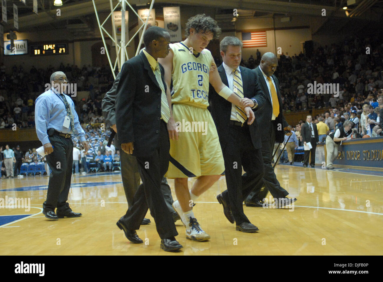 27. Februar 2008 - Durham, North Carolina, USA - NCAA College ...