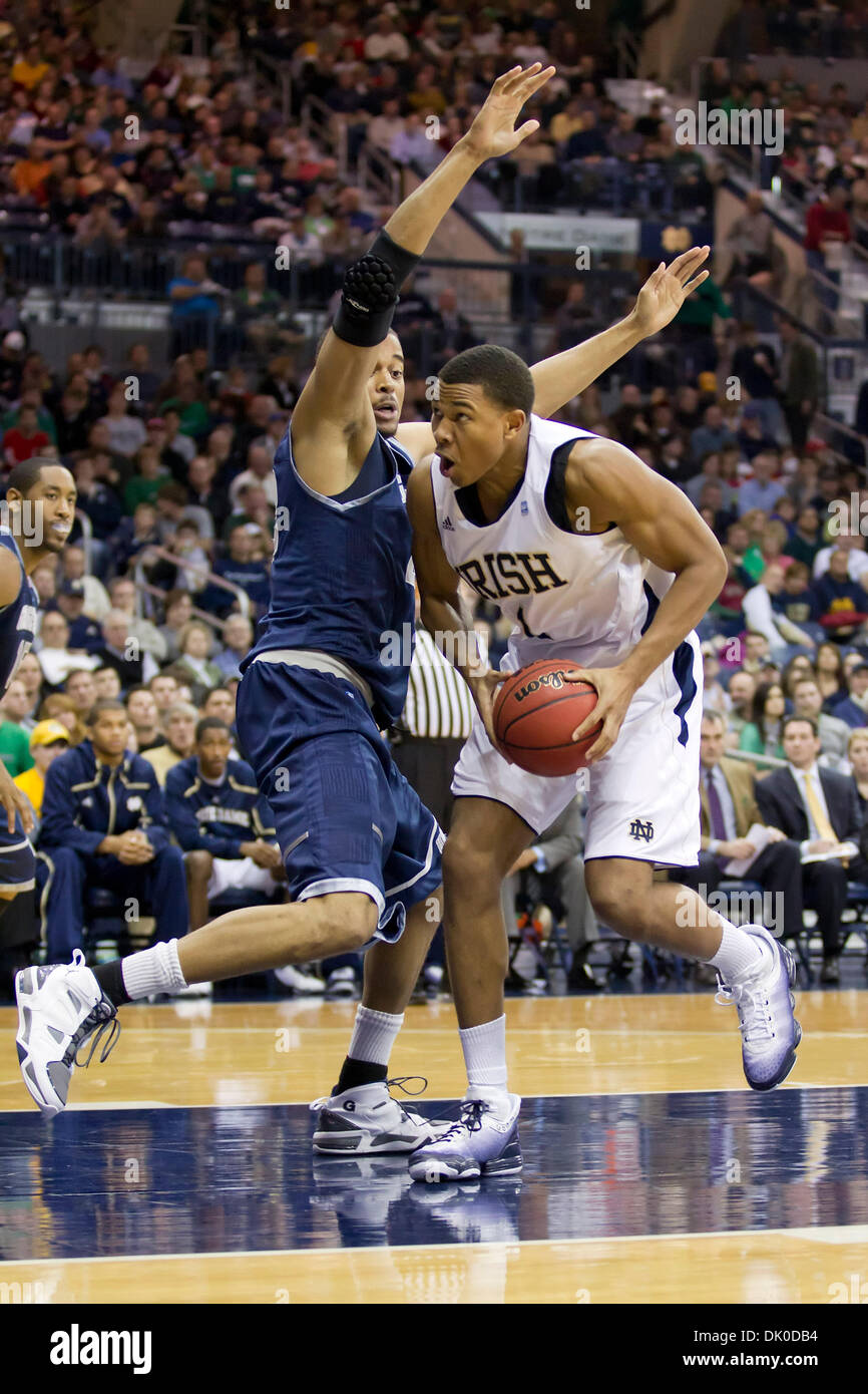 29. Dezember 2010 - Laufwerke Südschlaufe, Indiana, USA - Notre Dame ...