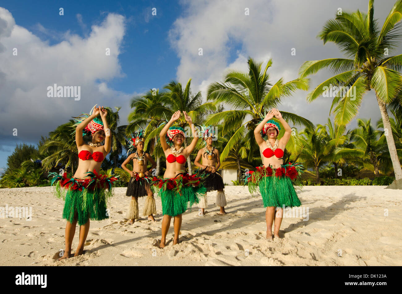 Rarotonga Cook Islands Dancer Stockfotos und -bilder Kaufen - Alamy