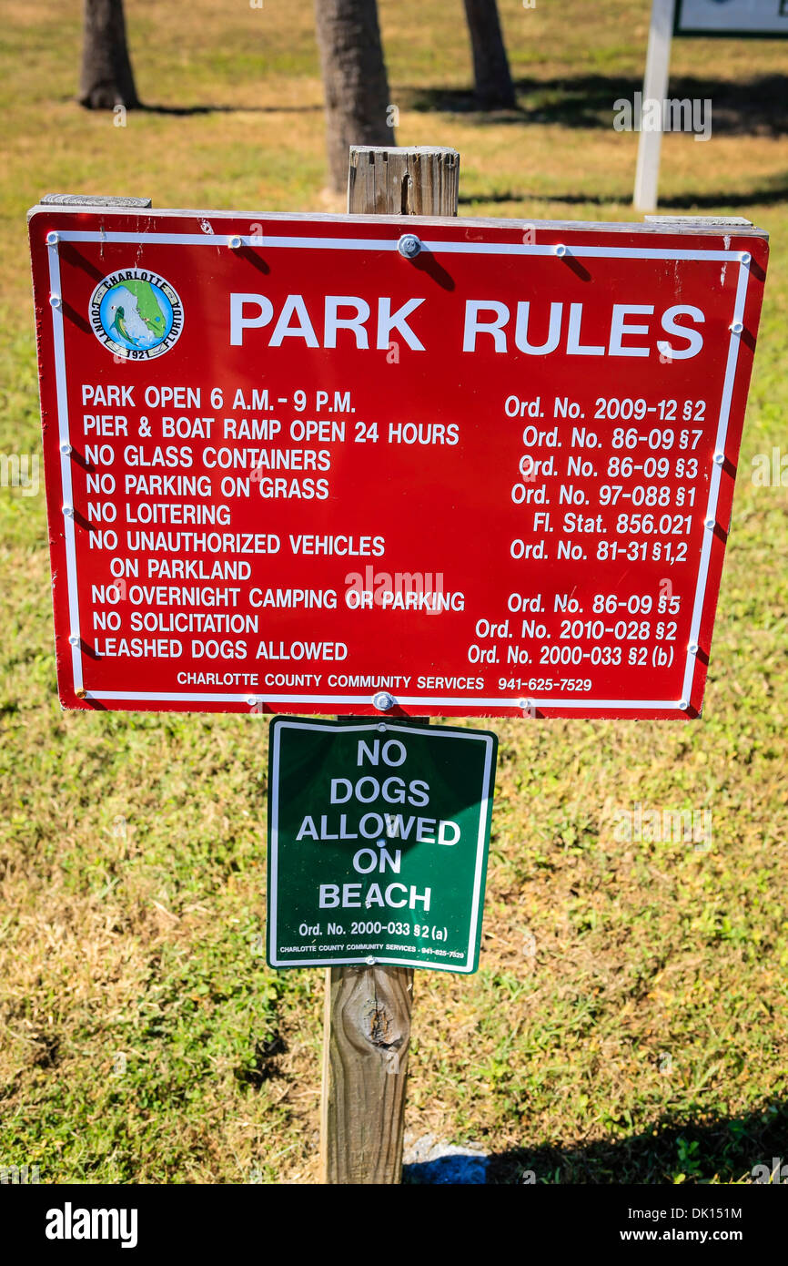 Park Regeln Beachten Sie Bei Port Charlotte Beach Park Florida park-regeln-beachten-sie-bei-port-charlotte-beach-park-florida
