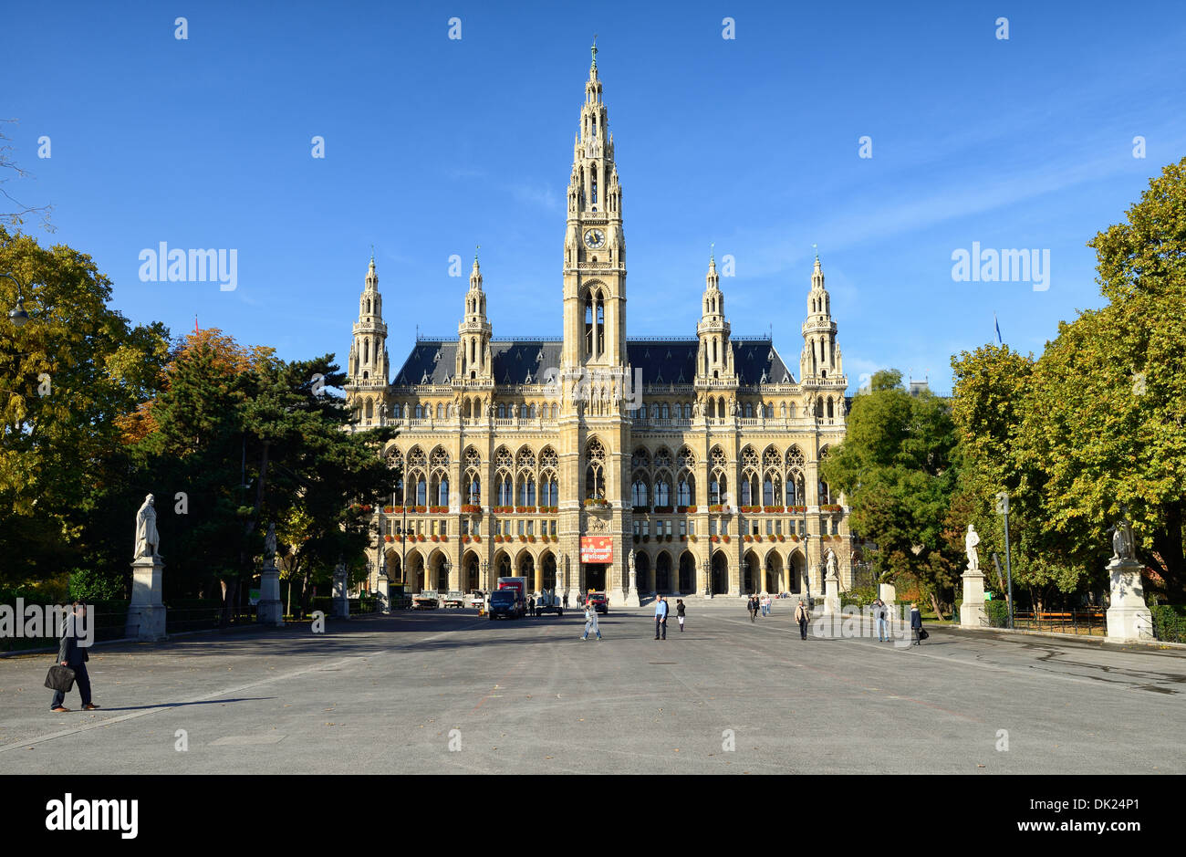 Rathaus, Rathaus, Wien, Österreich, Europa Stockfotografie - Alamy