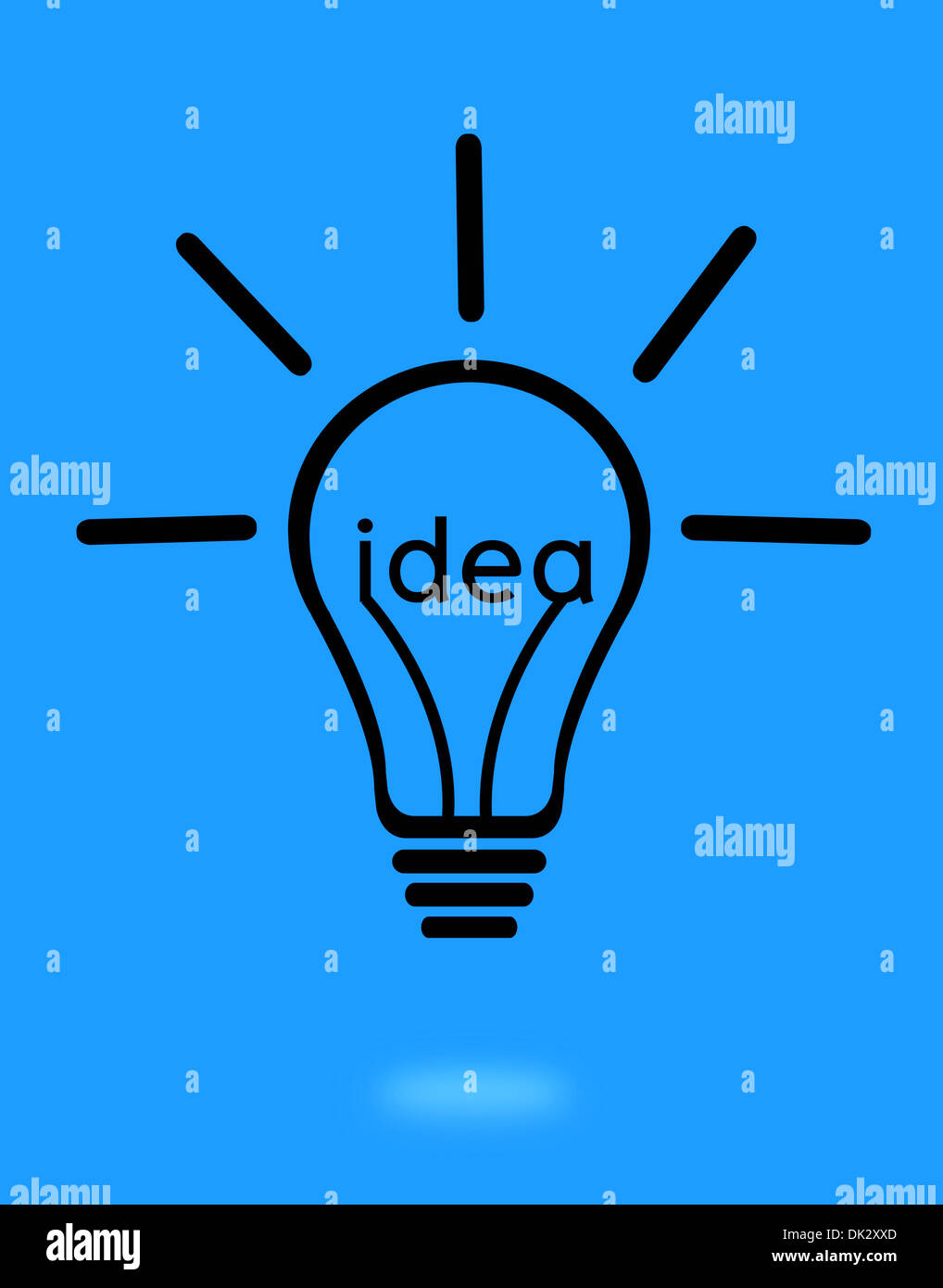 Glühbirne Idee, Idee, Lampe, Konzepte und Ideen, Idee Symbol Idee Birne ...