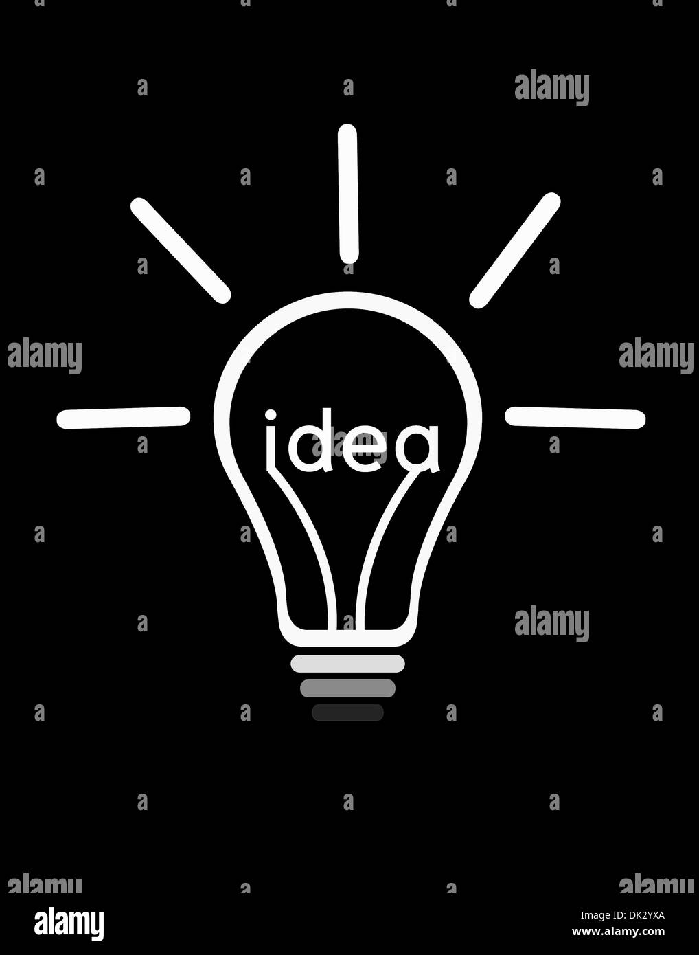 Glühbirne Idee, Idee, Lampe, Konzepte und Ideen, Idee Symbol Idee Birne ...