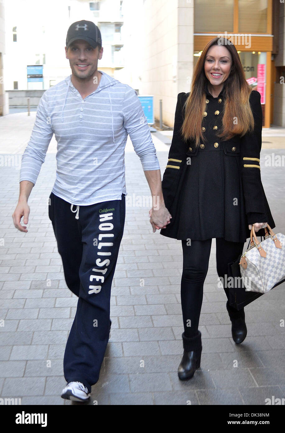Sängerin Michelle Heaton Mann Hugh Hanley gesehen und begleitet von ...